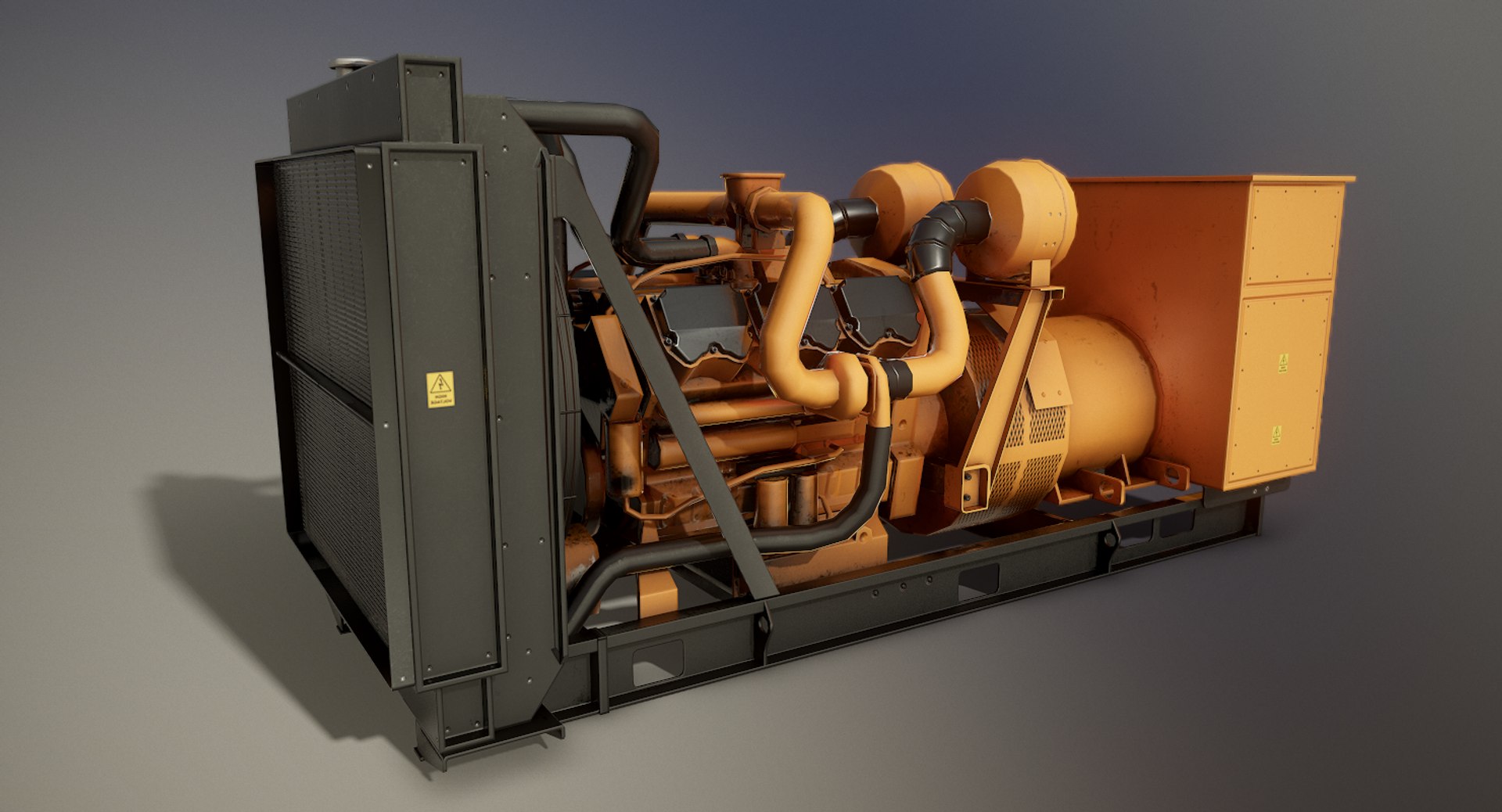 Diesel Generator 3D Model - TurboSquid 1346435