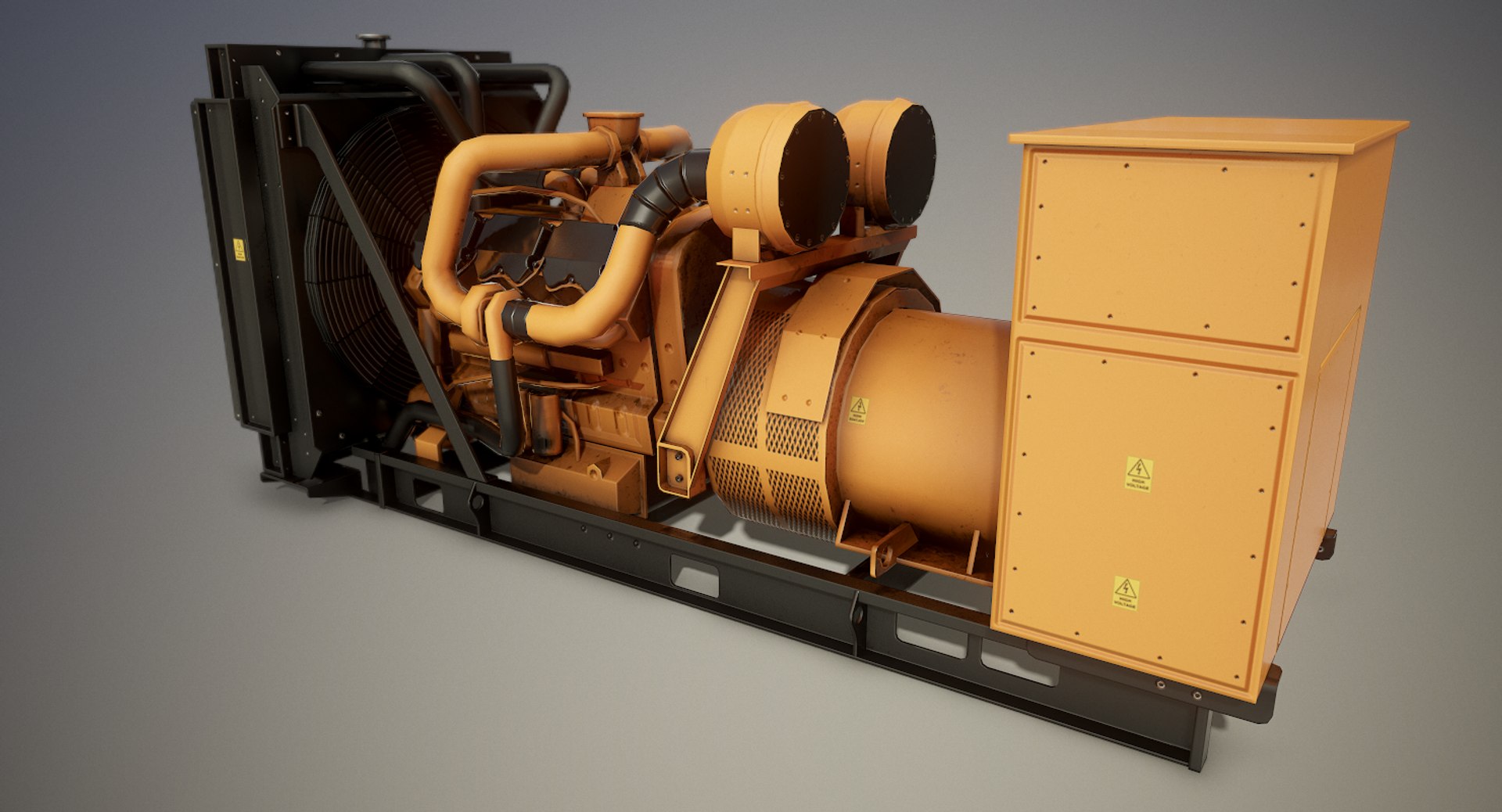 Diesel Generator 3D Model - TurboSquid 1346435