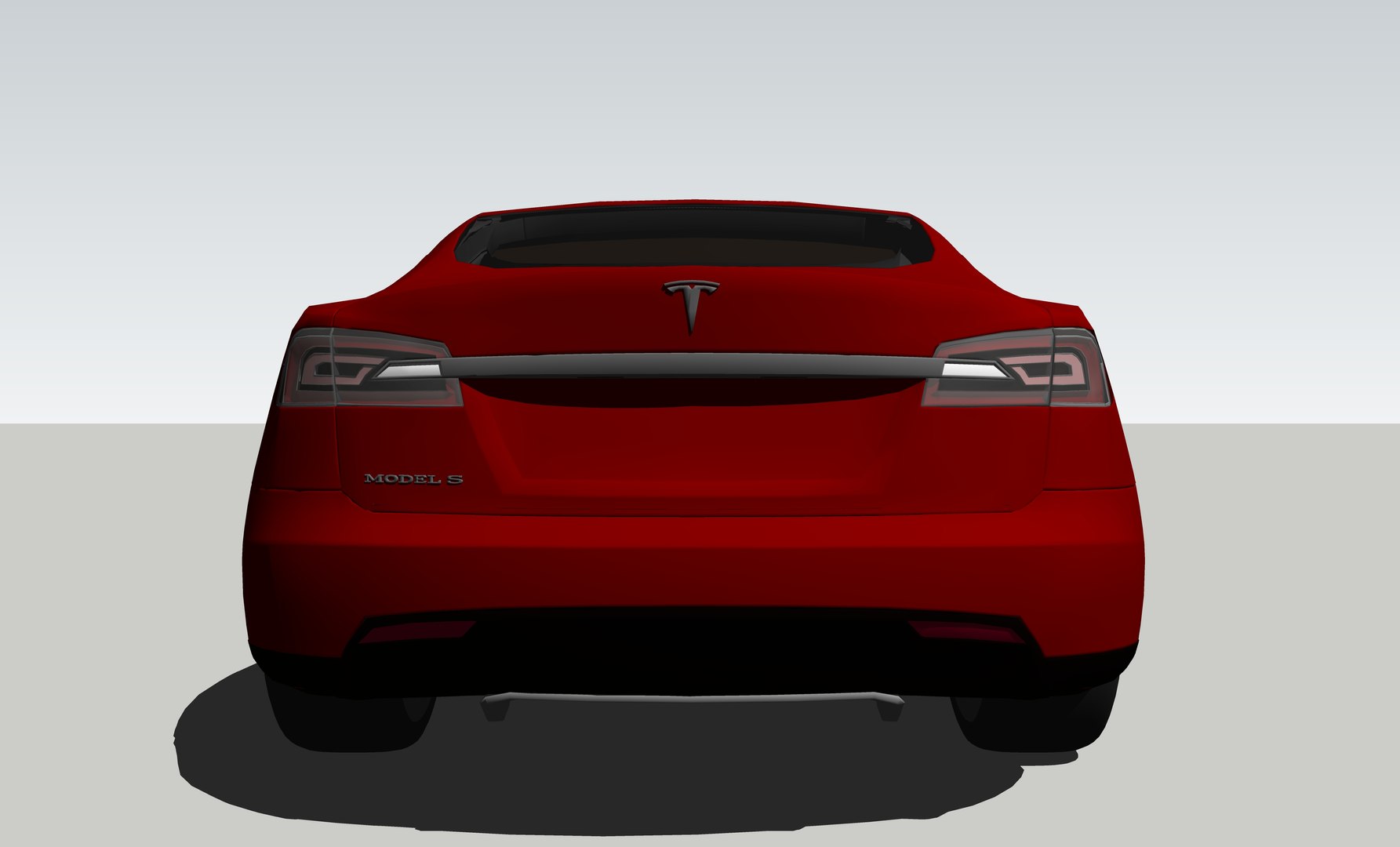 Sketchup Tesla S 3d Model