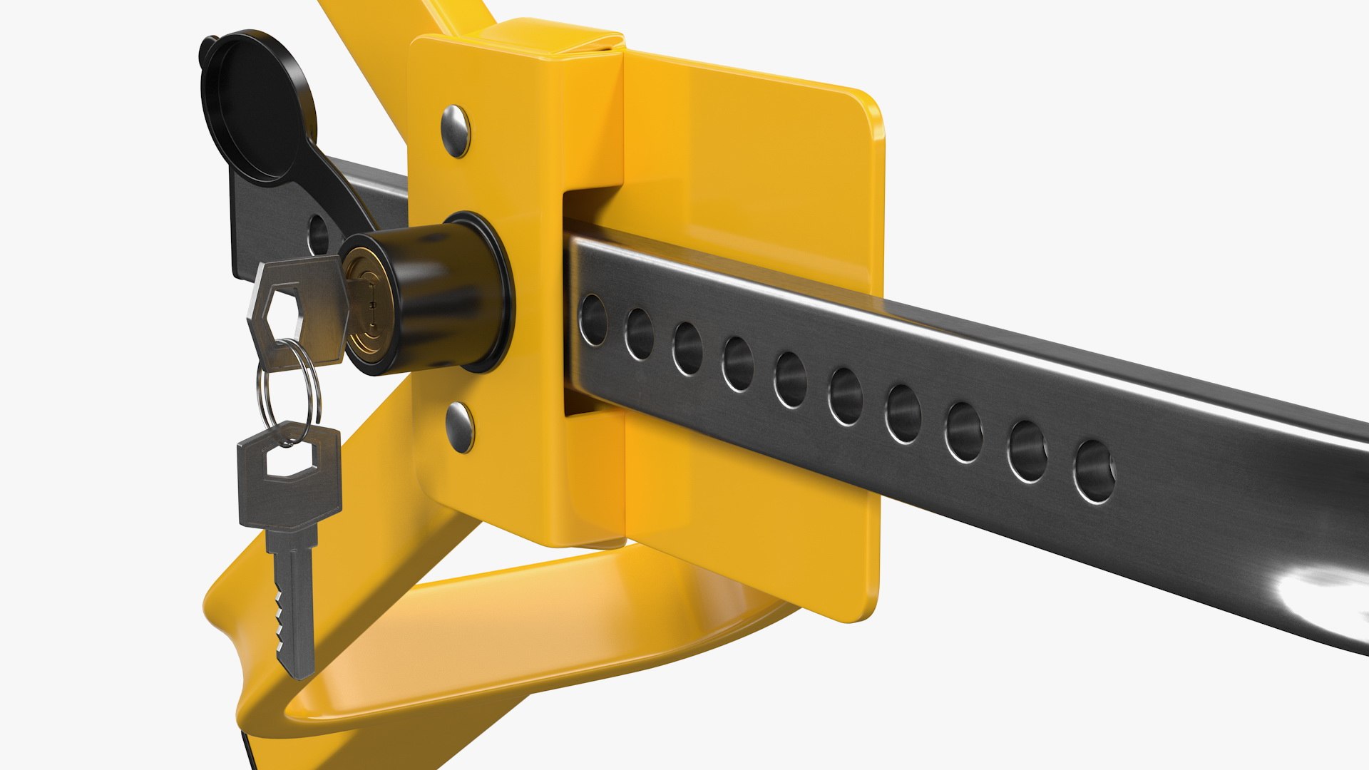 3D Anti Theft Lock Clamp Model - TurboSquid 1658945