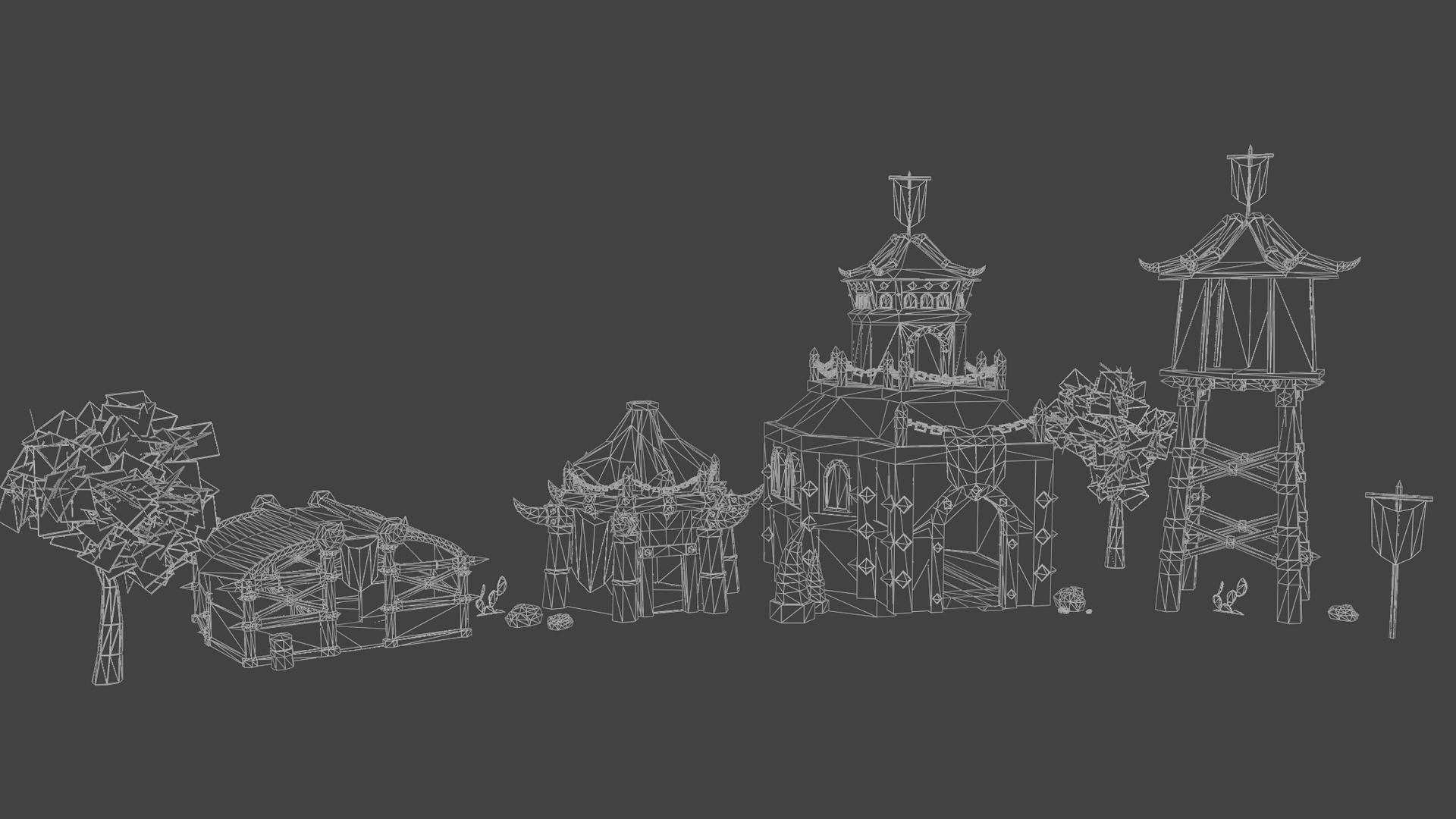 3D Orc Village Game Ready - TurboSquid 1968079