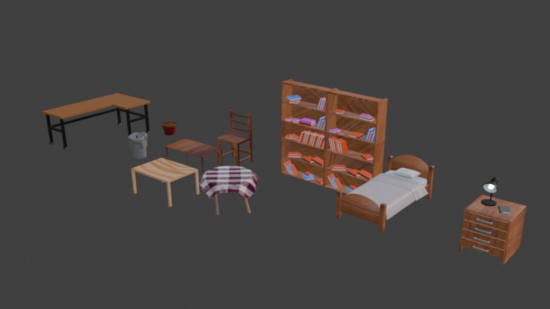 3D House-Assets Model - TurboSquid 2336413
