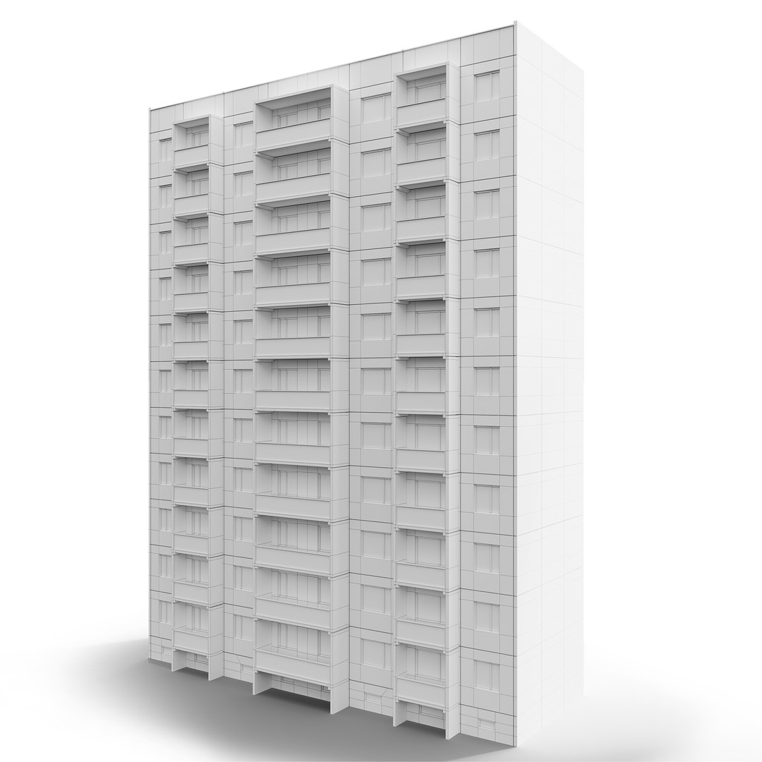 Suburbs Buildings Set 3D Model - TurboSquid 1730468