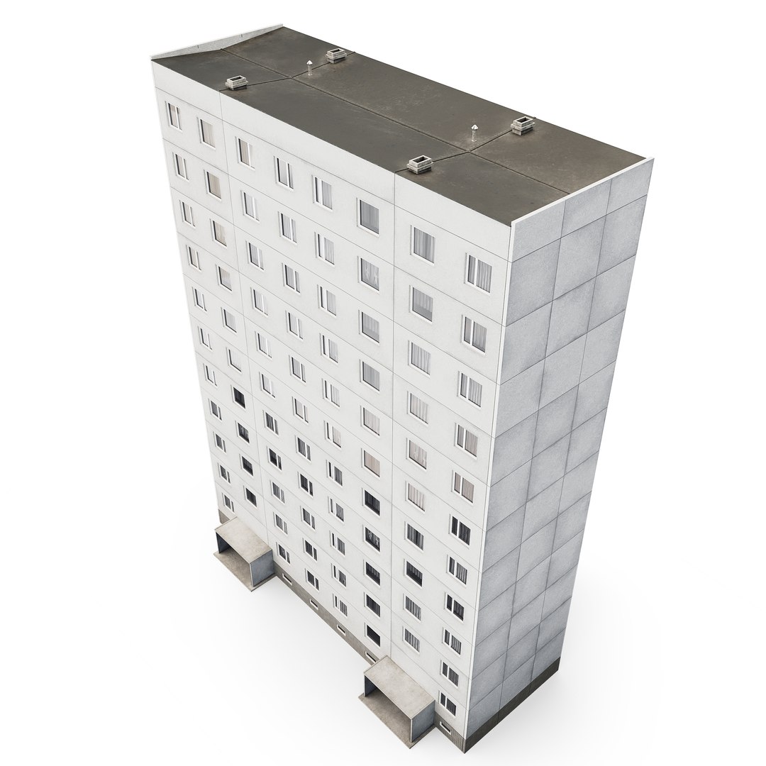 Suburbs Buildings Set 3D Model - TurboSquid 1730468