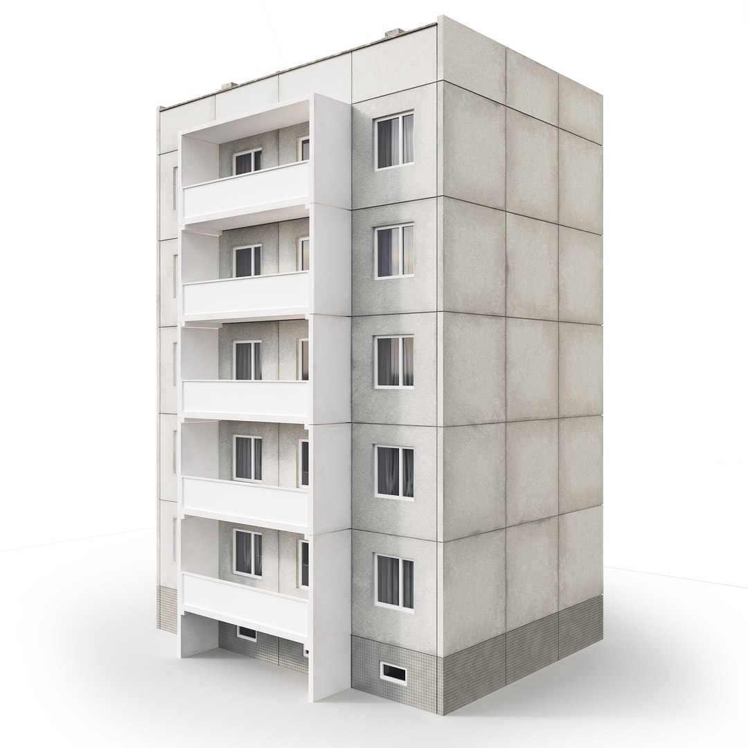 Suburbs Buildings Set 3D Model - TurboSquid 1730468