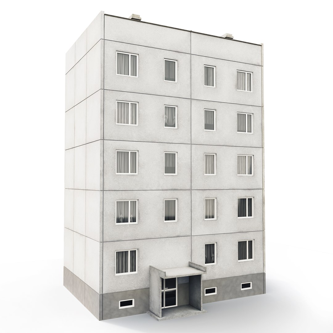 Suburbs Buildings Set 3D Model - TurboSquid 1730468