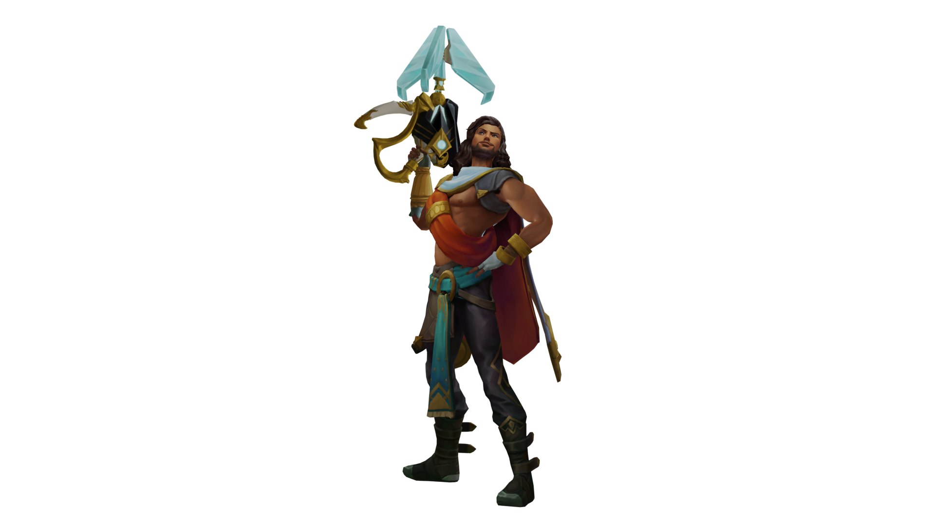 Akshan - League of Legends - Rigged Model 3D - TurboSquid 1961637