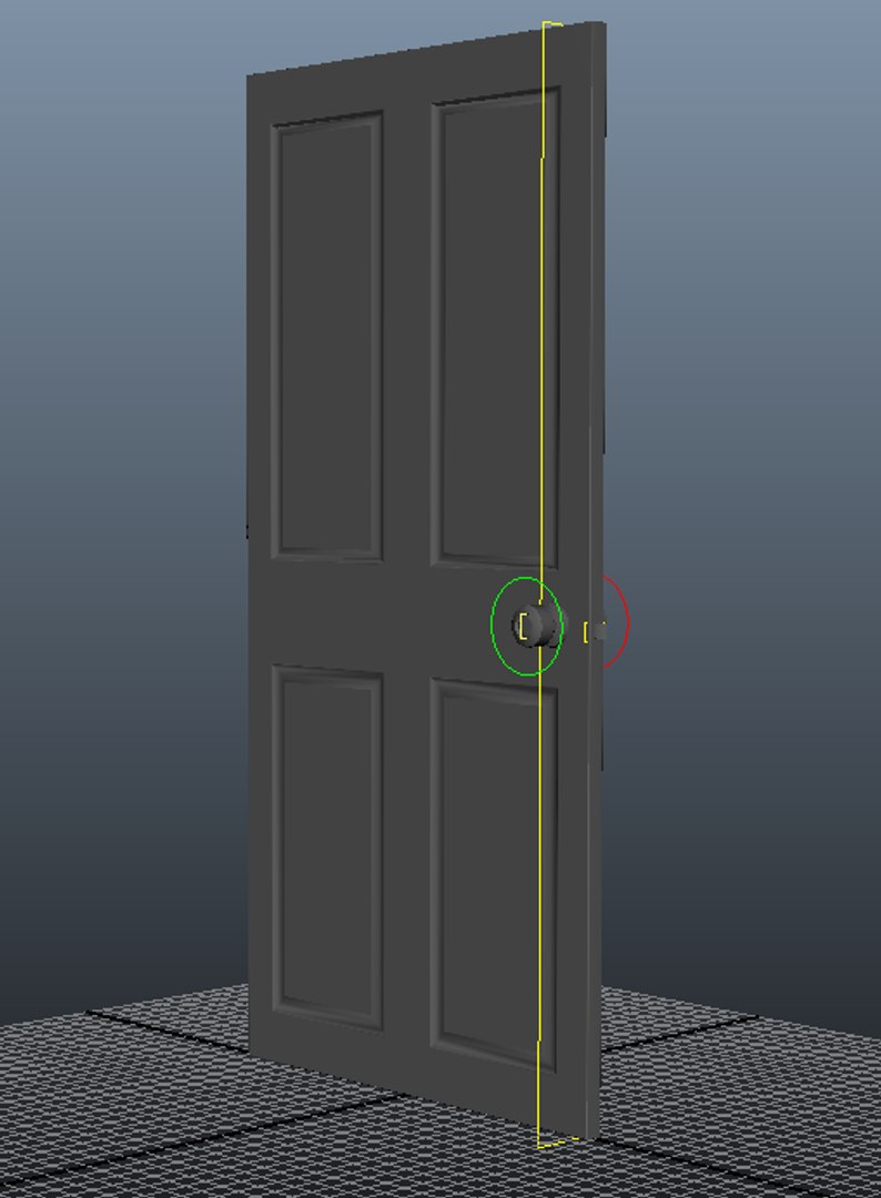 Basic Door Handle Obj Free