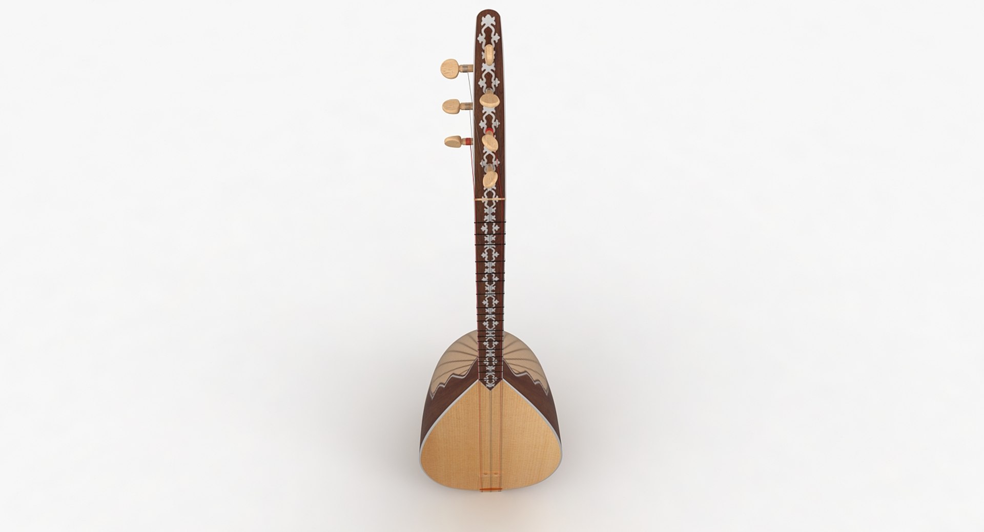 Baglama Music Instrument 3D Model - TurboSquid 1386250