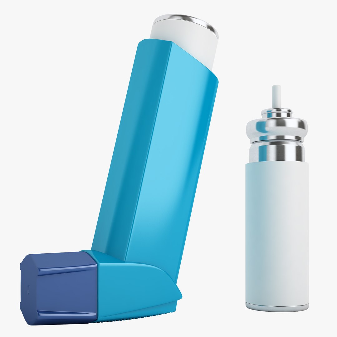 3D asthma inhalers model - TurboSquid 1634098