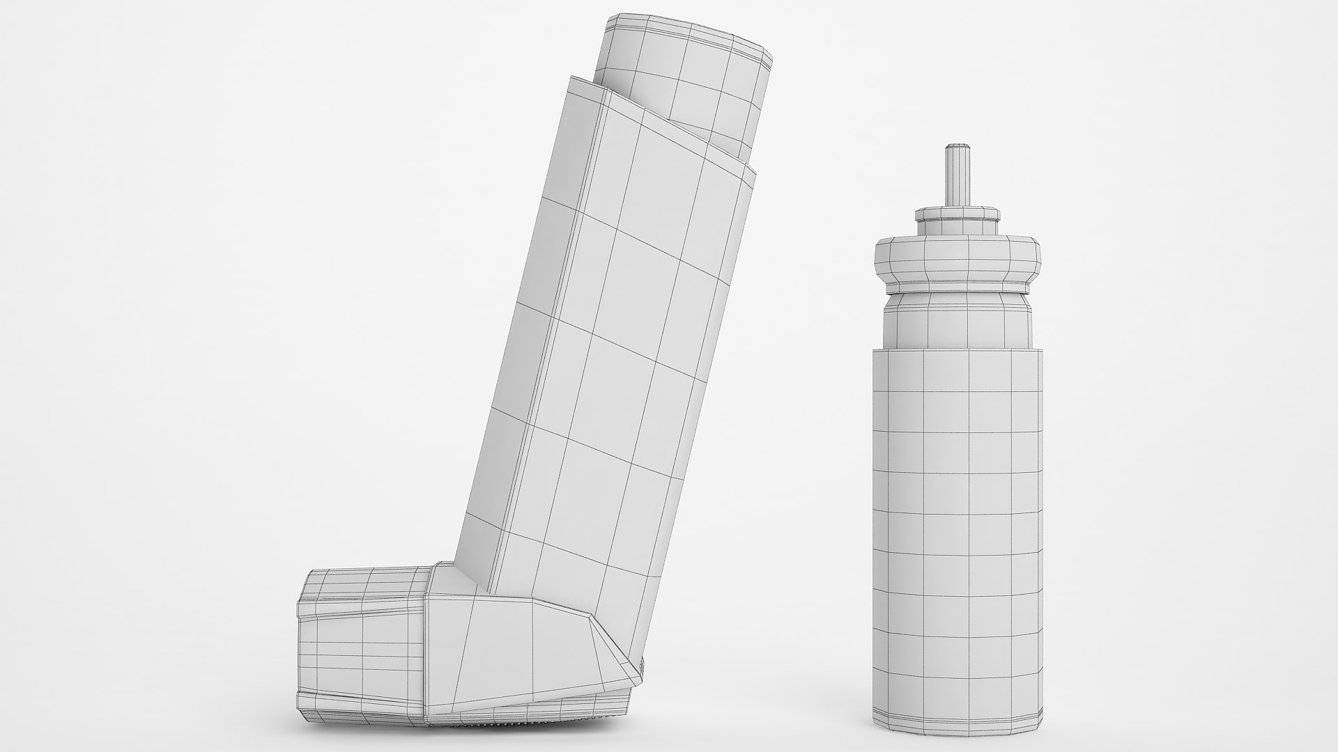 3D Asthma Inhalers Model - TurboSquid 1634098