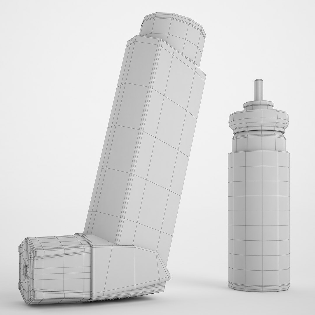 3D Asthma Inhalers Model - TurboSquid 1634098