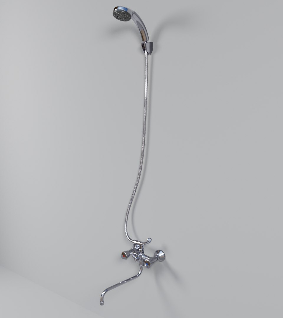 Shower Mixer 3D Model - TurboSquid 1612789