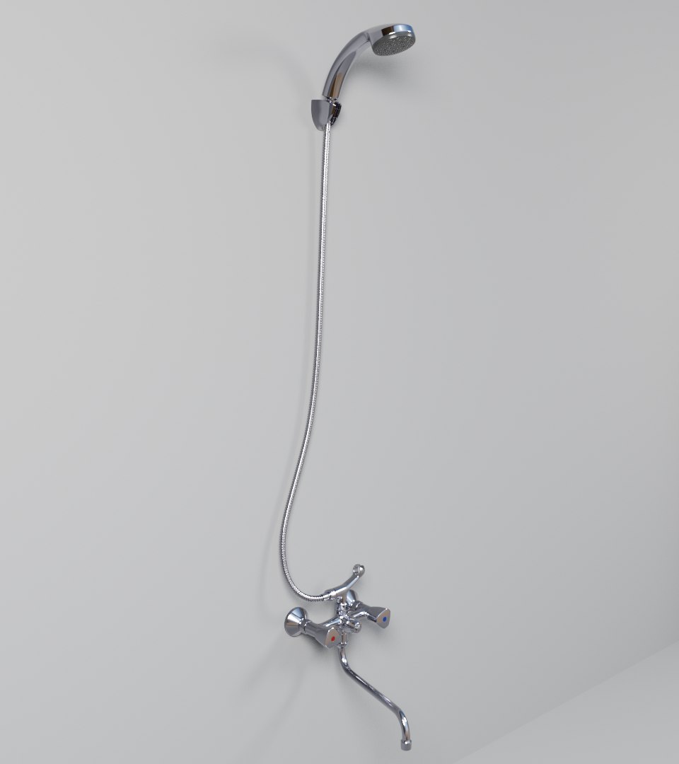 Shower Mixer 3D Model - TurboSquid 1612789