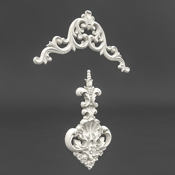 Plaster pattern 04 3D model - TurboSquid 1517657