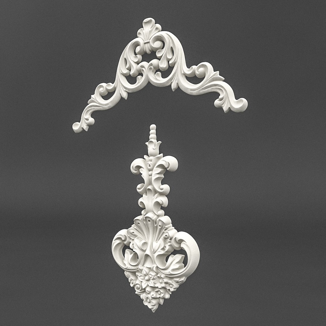 Plaster Pattern 03 3D Model - TurboSquid 1517655