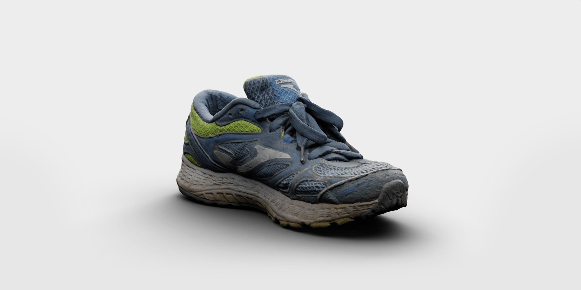 3D Model Hyper Realistic Sports Shoe Old Photogrammetry In High And Low ...