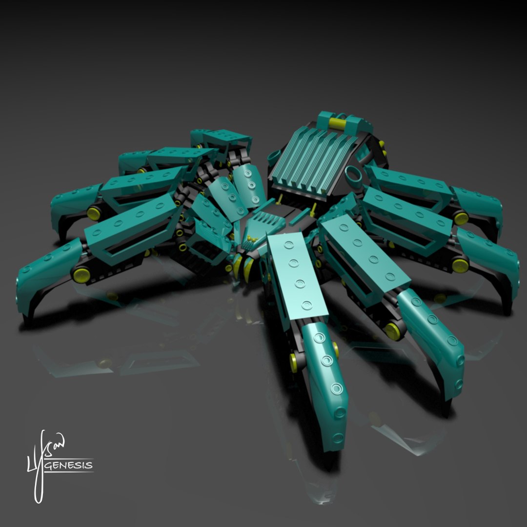 Mechanical Spider 3D Model - TurboSquid 1485675