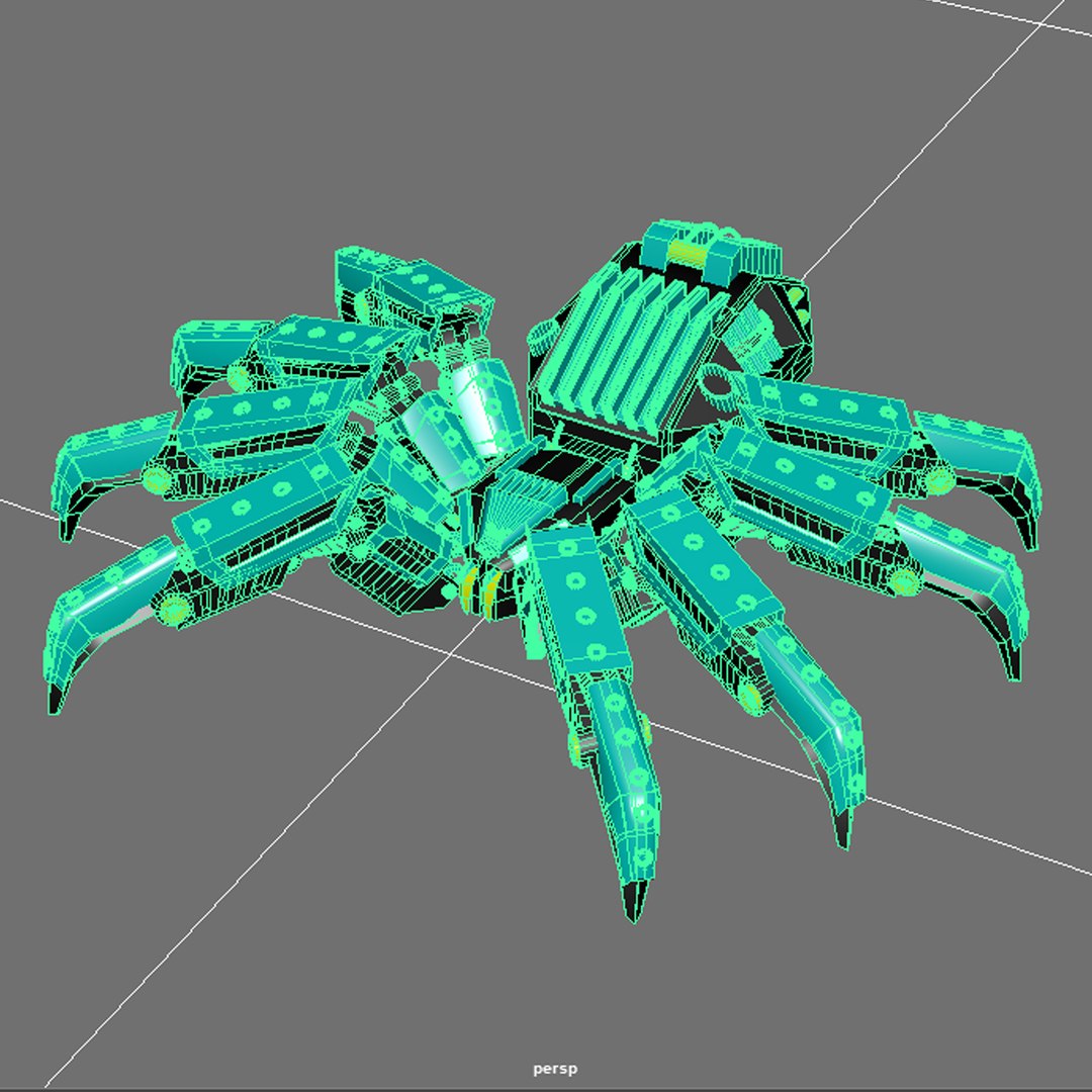 Mechanical Spider 3D Model - TurboSquid 1485675