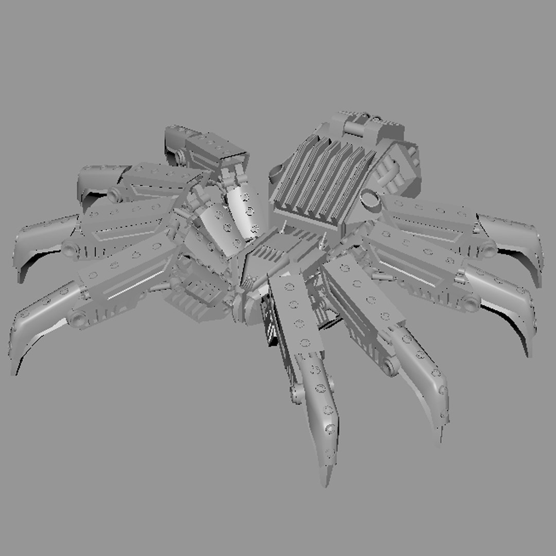 Mechanical Spider 3D Model - TurboSquid 1485675