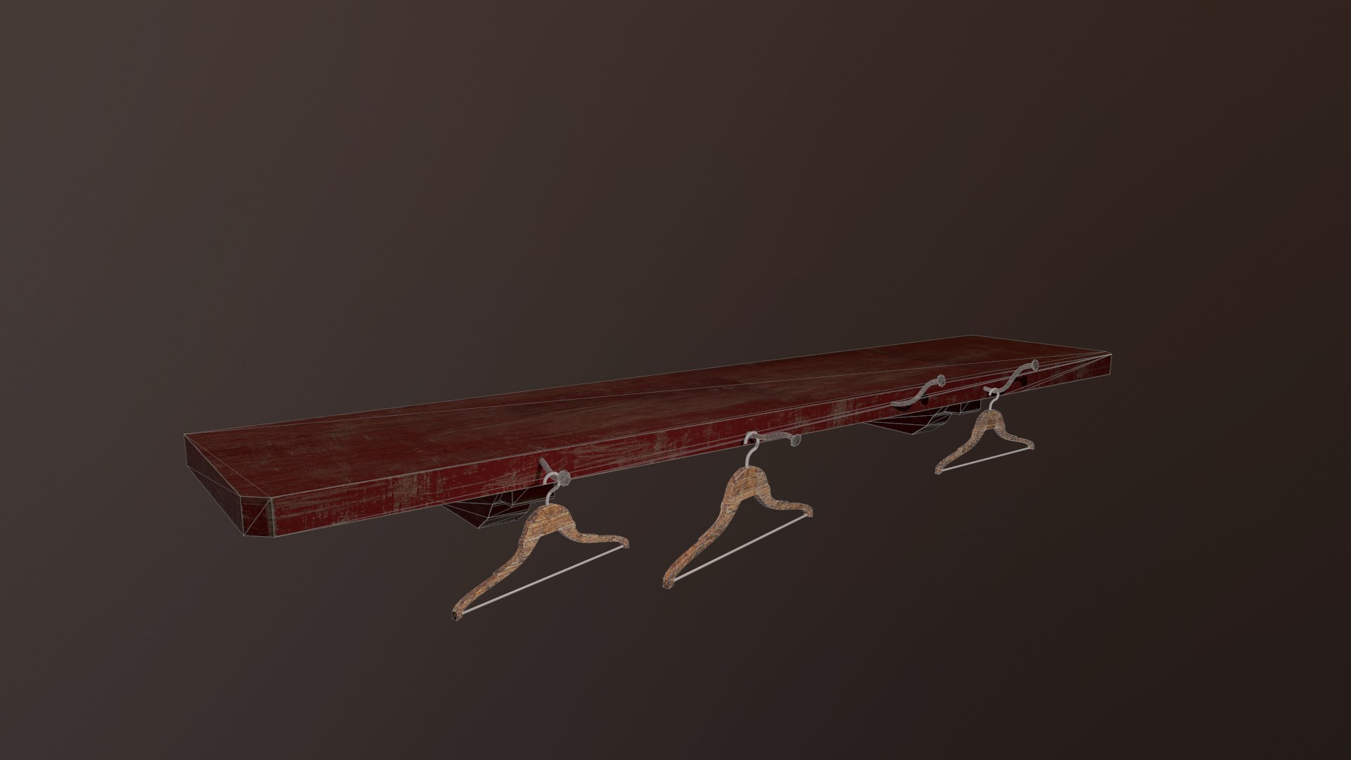 3D old shelf model - TurboSquid 1551228