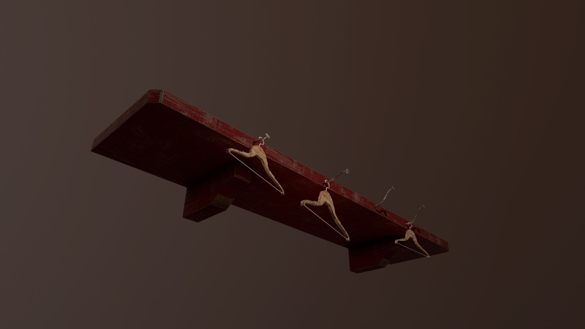 3D old shelf model - TurboSquid 1551228