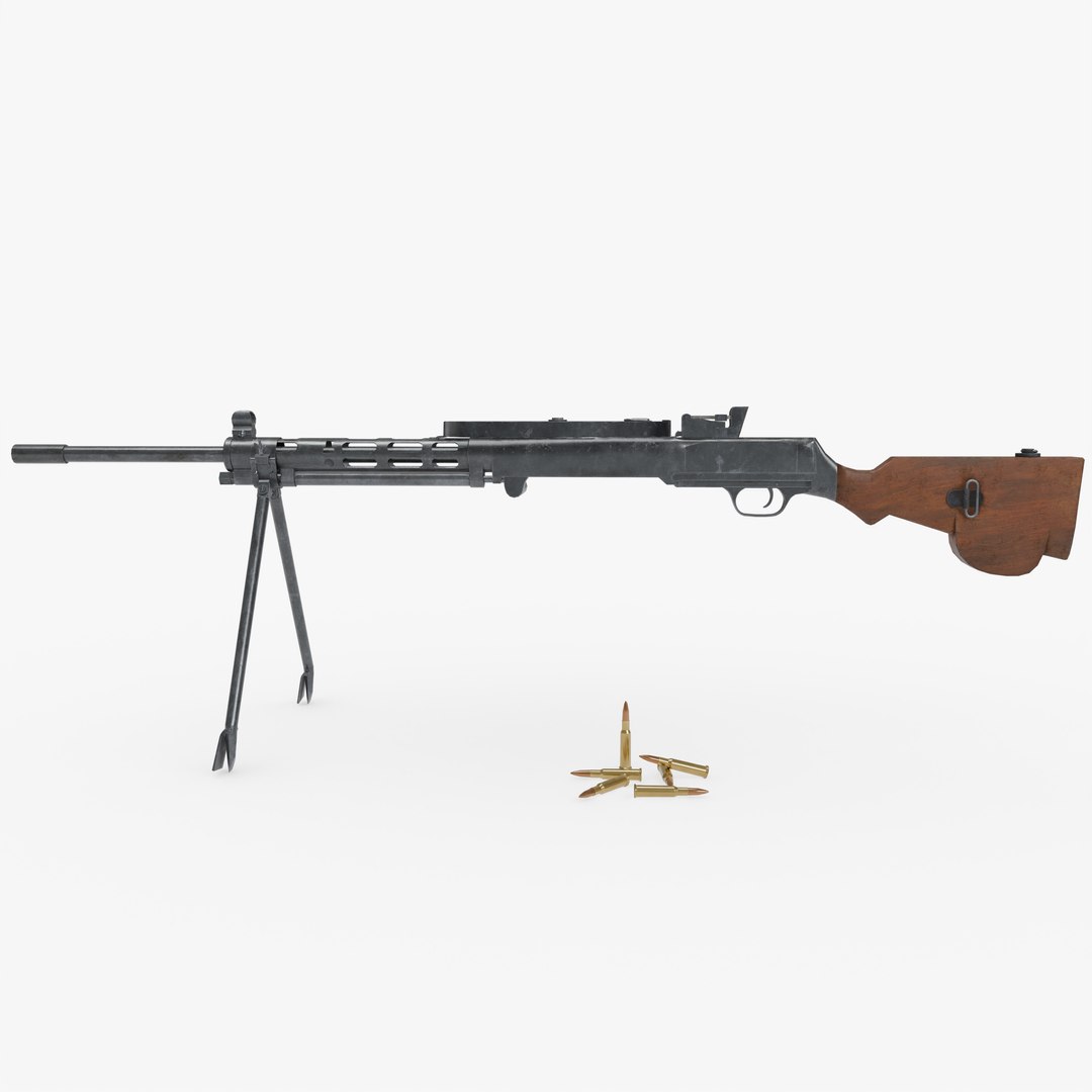 3D DP Machine Gun Model - TurboSquid 2415587