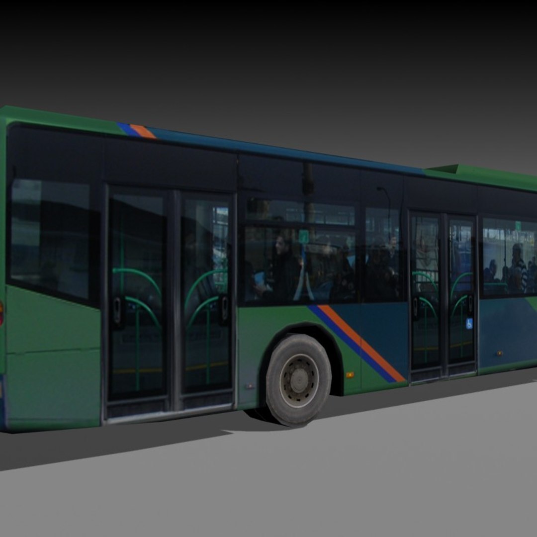 3d model bus 3