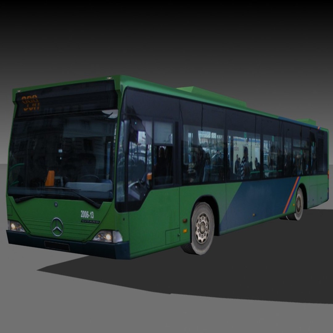 3d model bus 3
