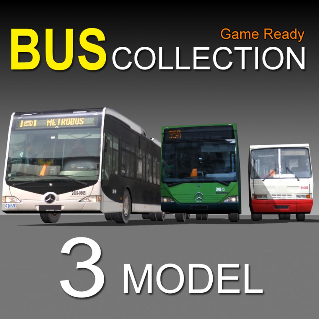 3d Model Bus 3