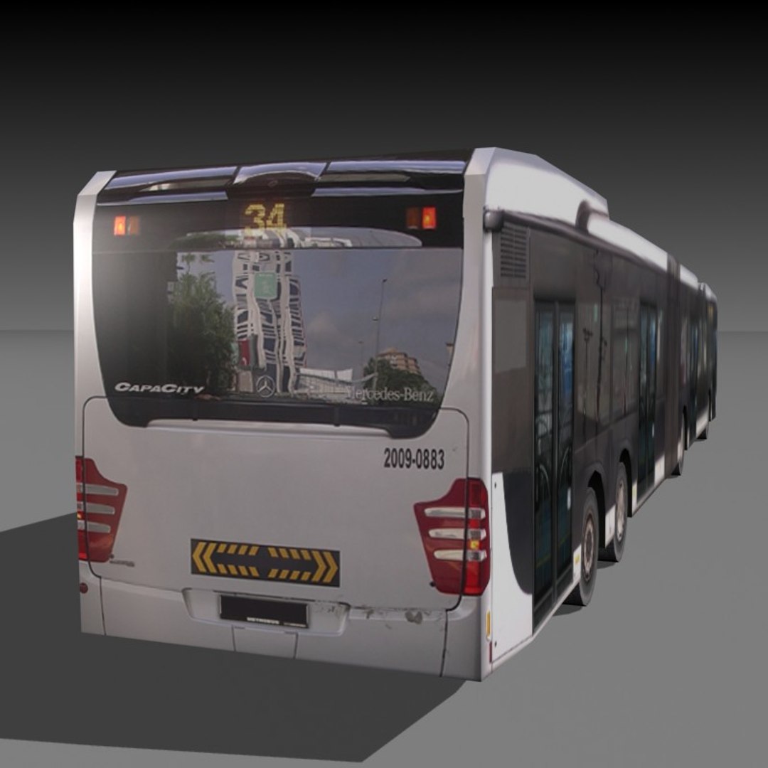 3d model bus 3
