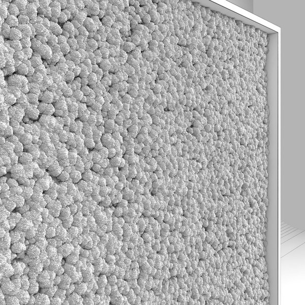moss wall multiscatter scattering 3d model