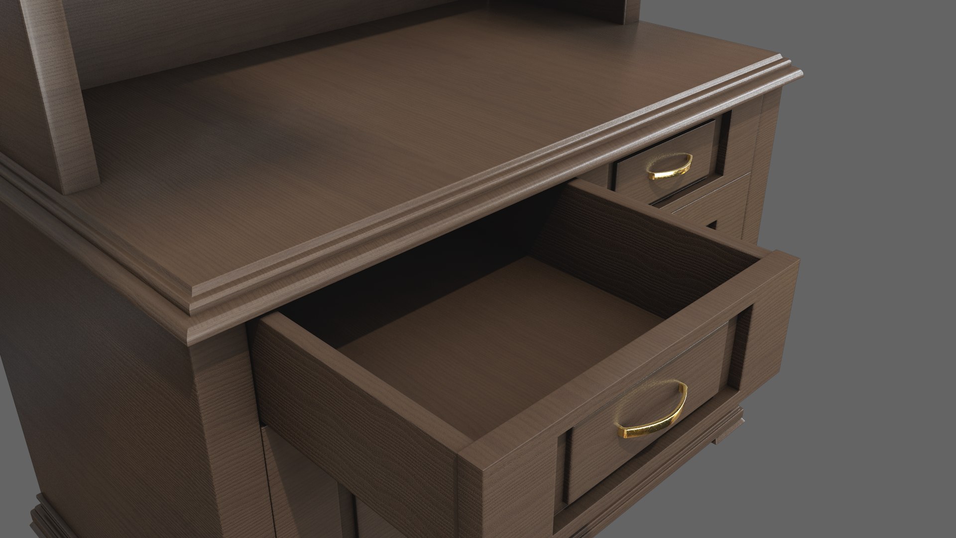 Realistic Bookcase 3D Model - TurboSquid 1549219