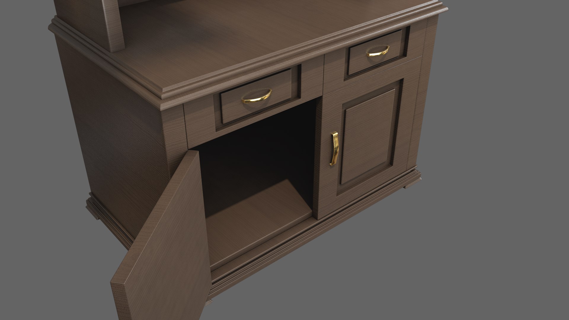 Realistic Bookcase 3D Model - TurboSquid 1549219