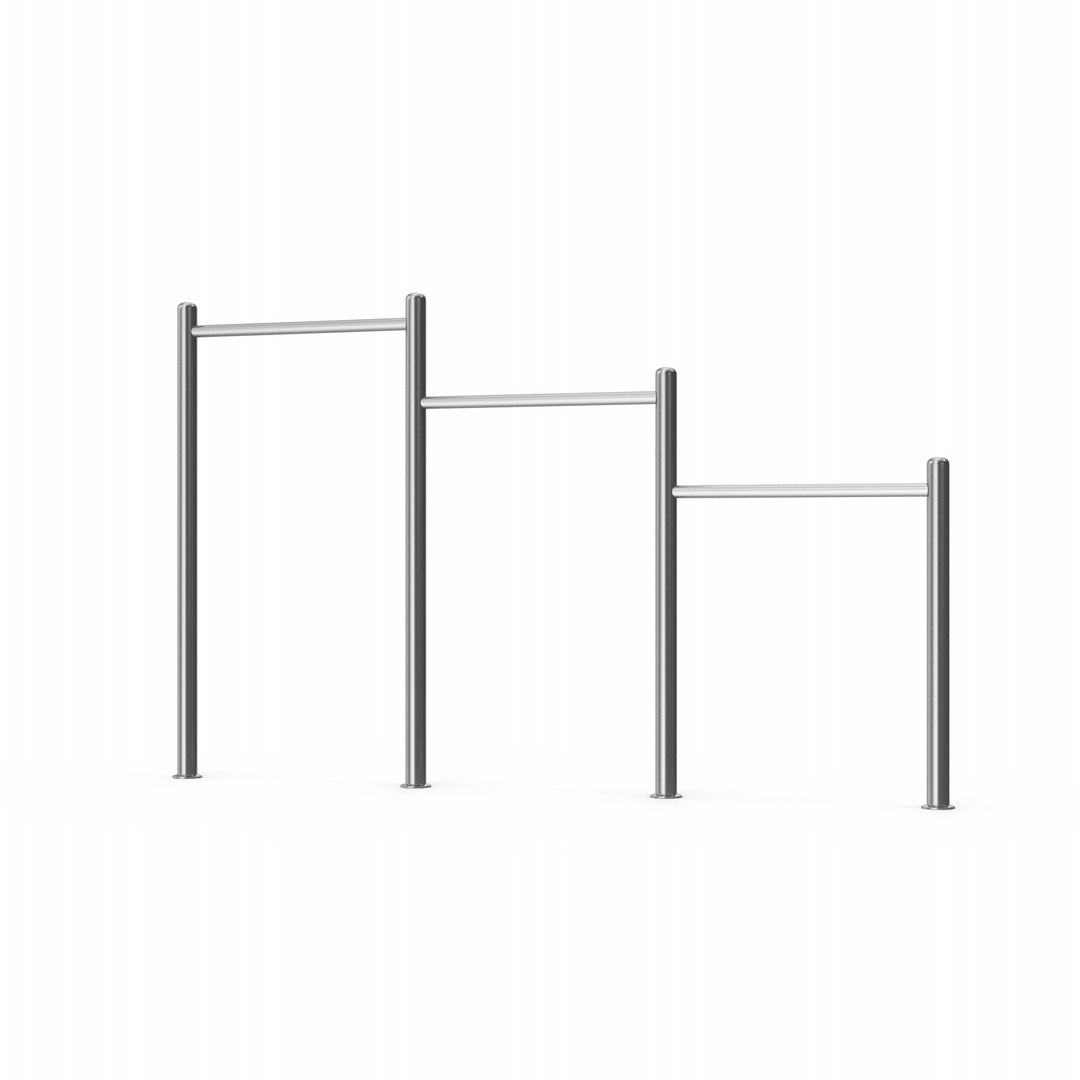 3D Horizontal Bars - TurboSquid 2163380