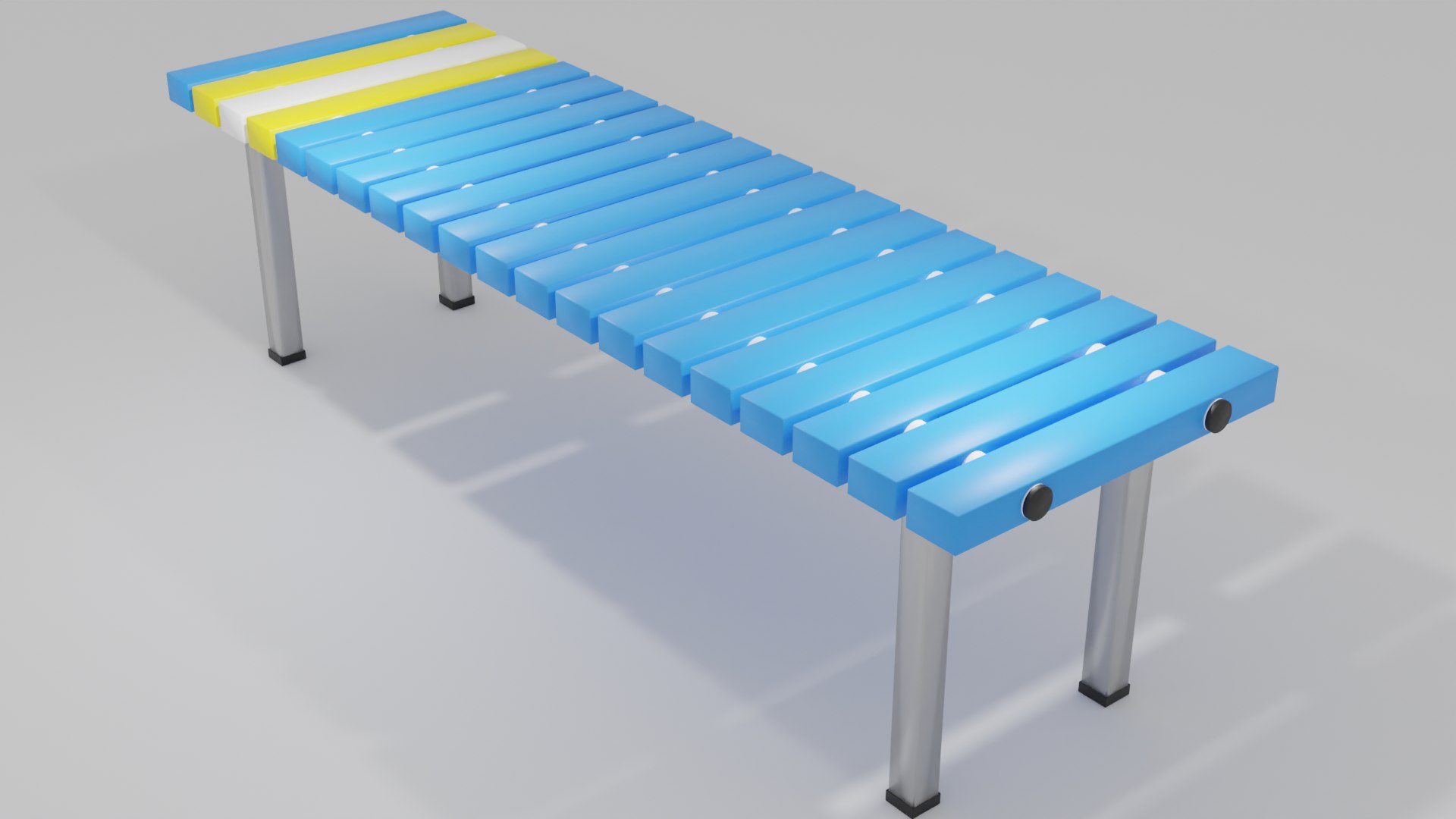 Pool Bench 3D Model - TurboSquid 2006030