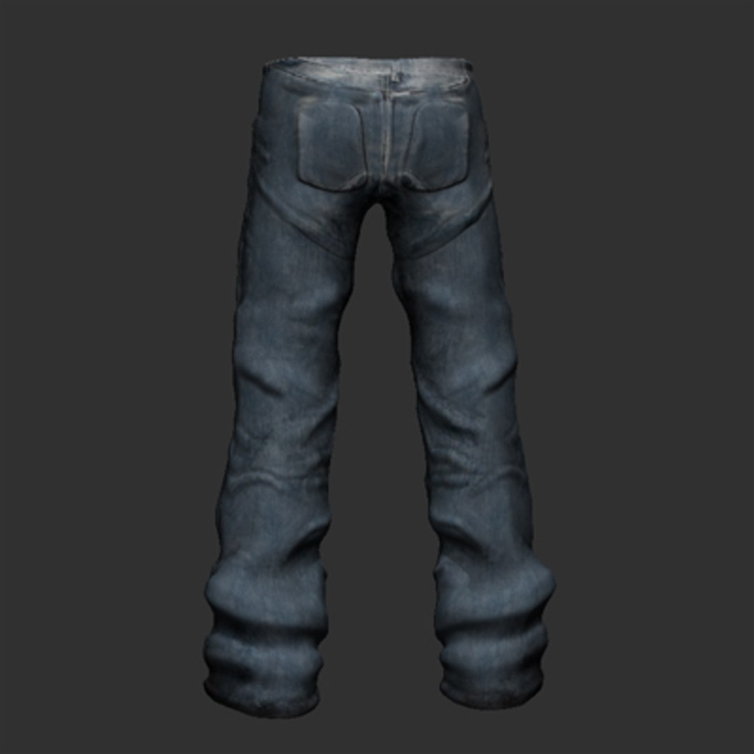 Jeans Pants 3d Obj