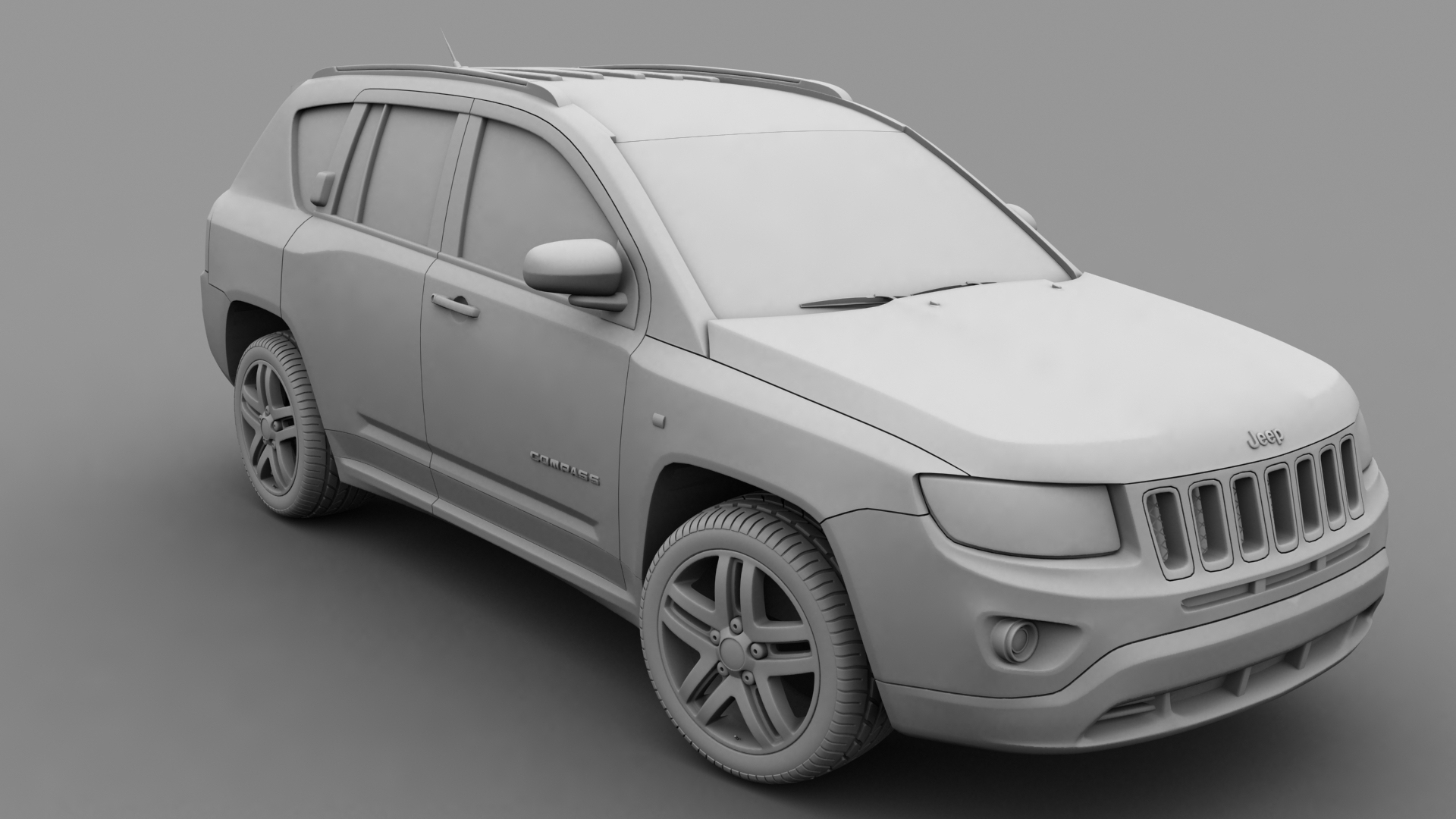 jeep compass 3d model