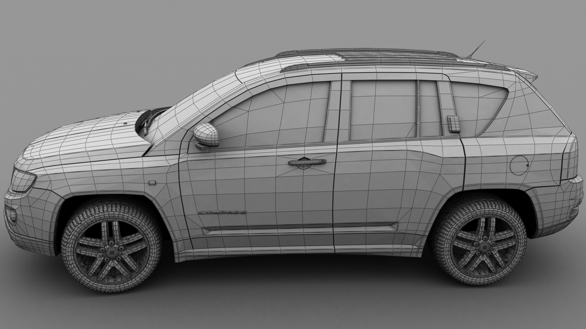 jeep compass 3d model