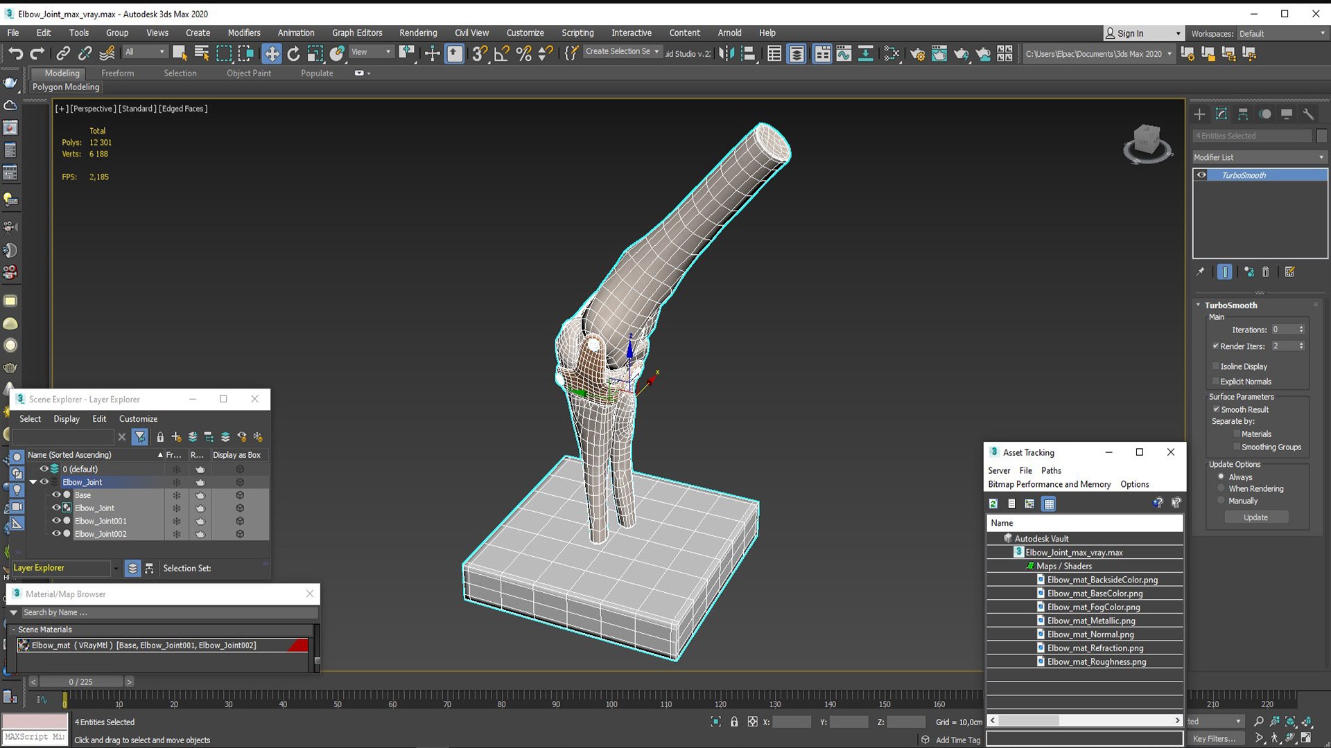 Elbow Joint 3D Model - TurboSquid 2287591