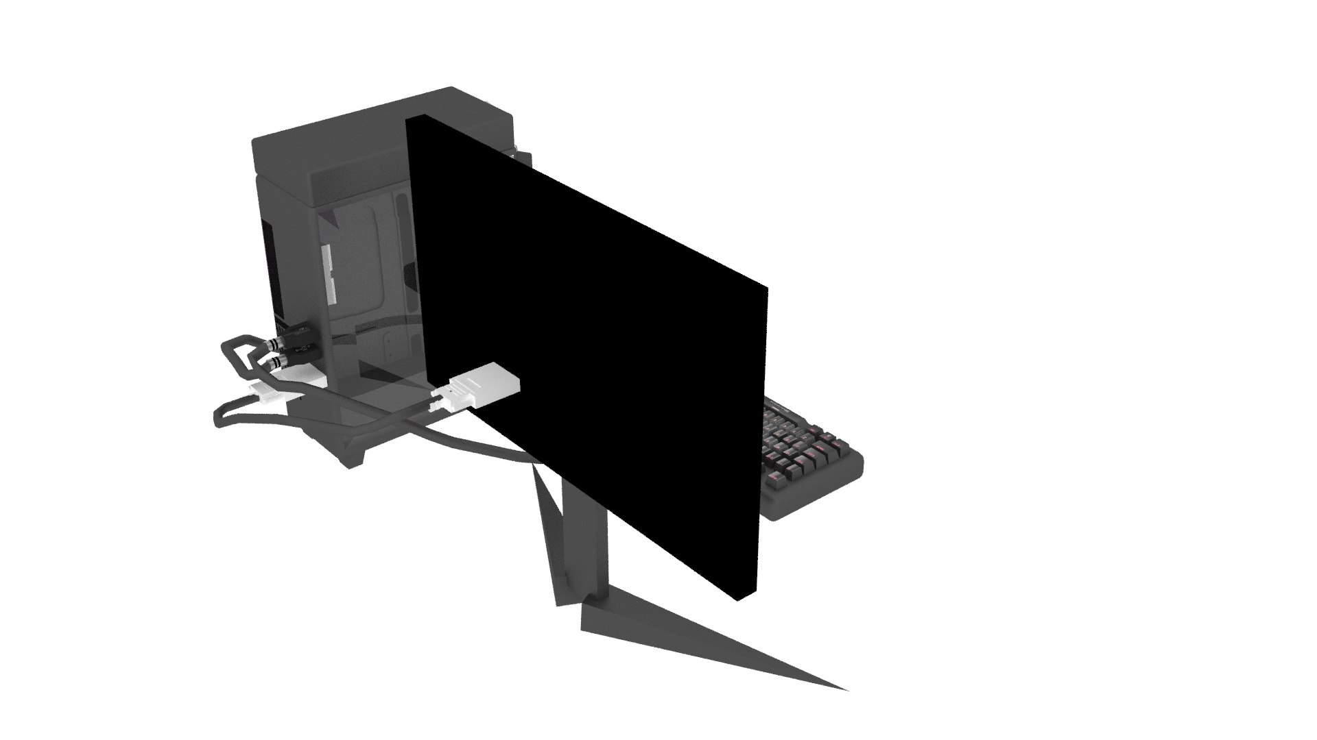 Computer Gaming 3D Model - TurboSquid 1593874