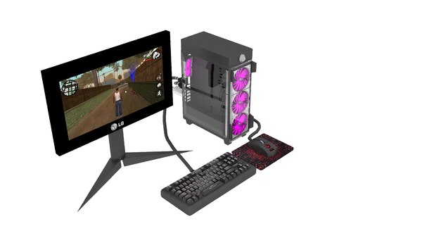 Computer gaming 3D model - TurboSquid 1593874