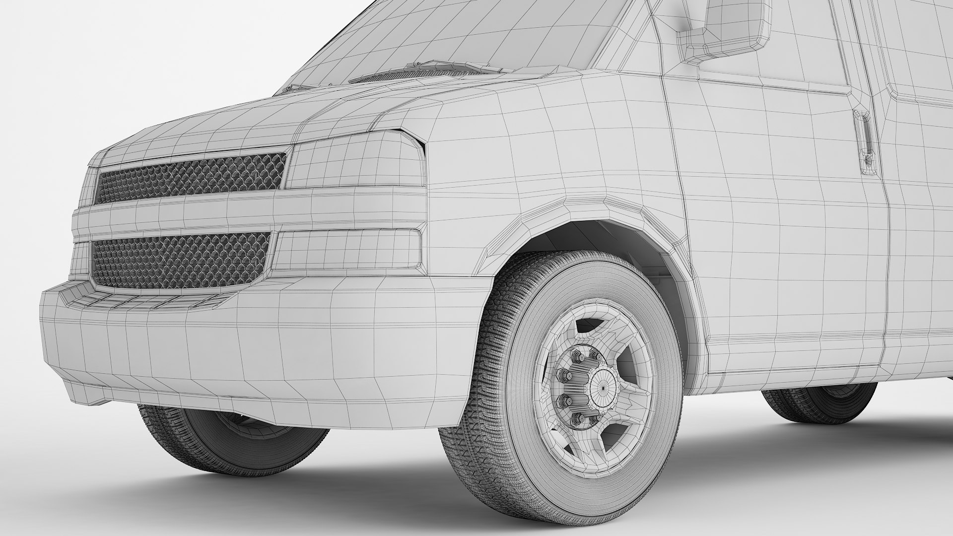 3D Model Van Generic 01 - TurboSquid 2090271