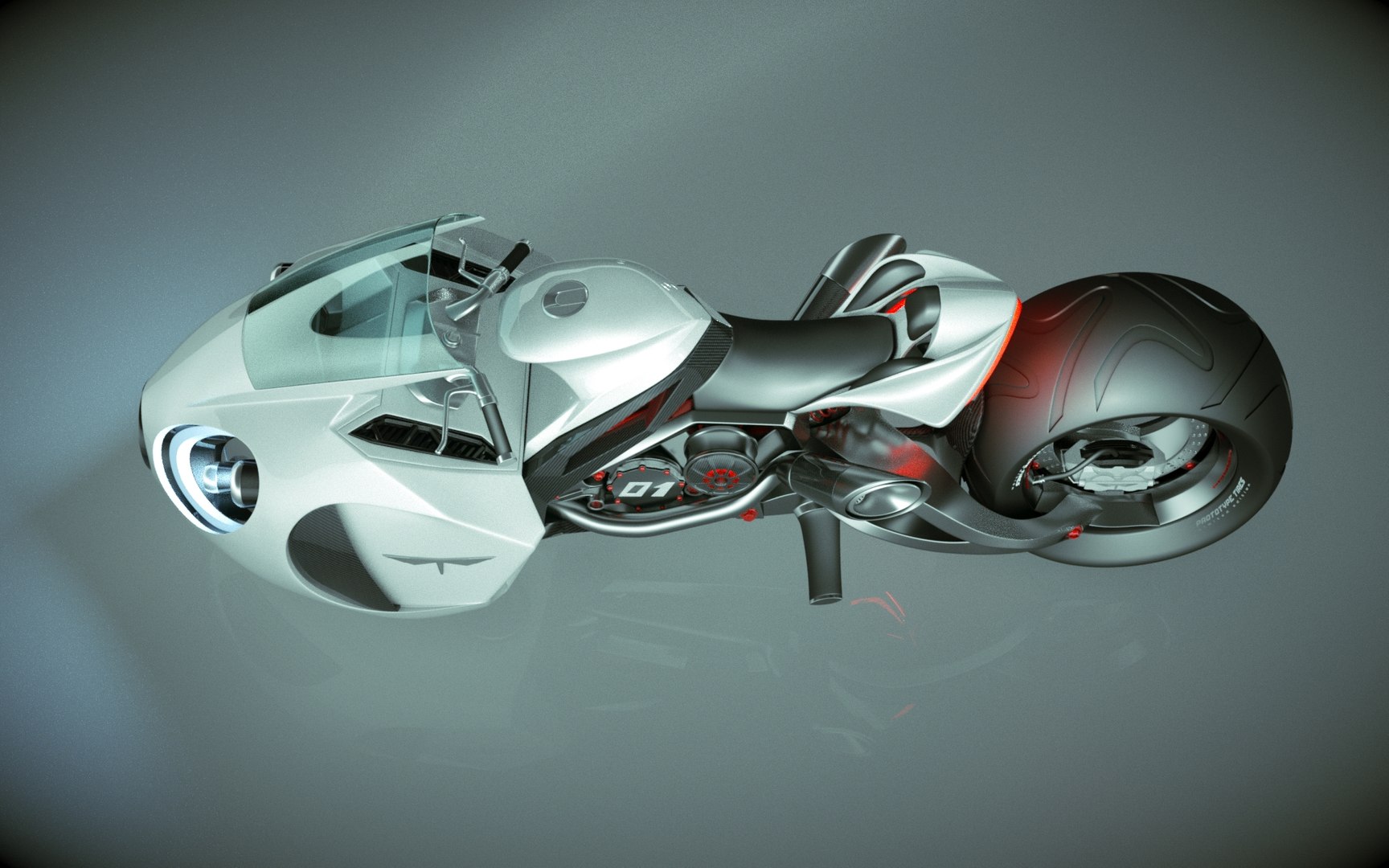 3D T Bike One Wheel 02 - TurboSquid 1794856