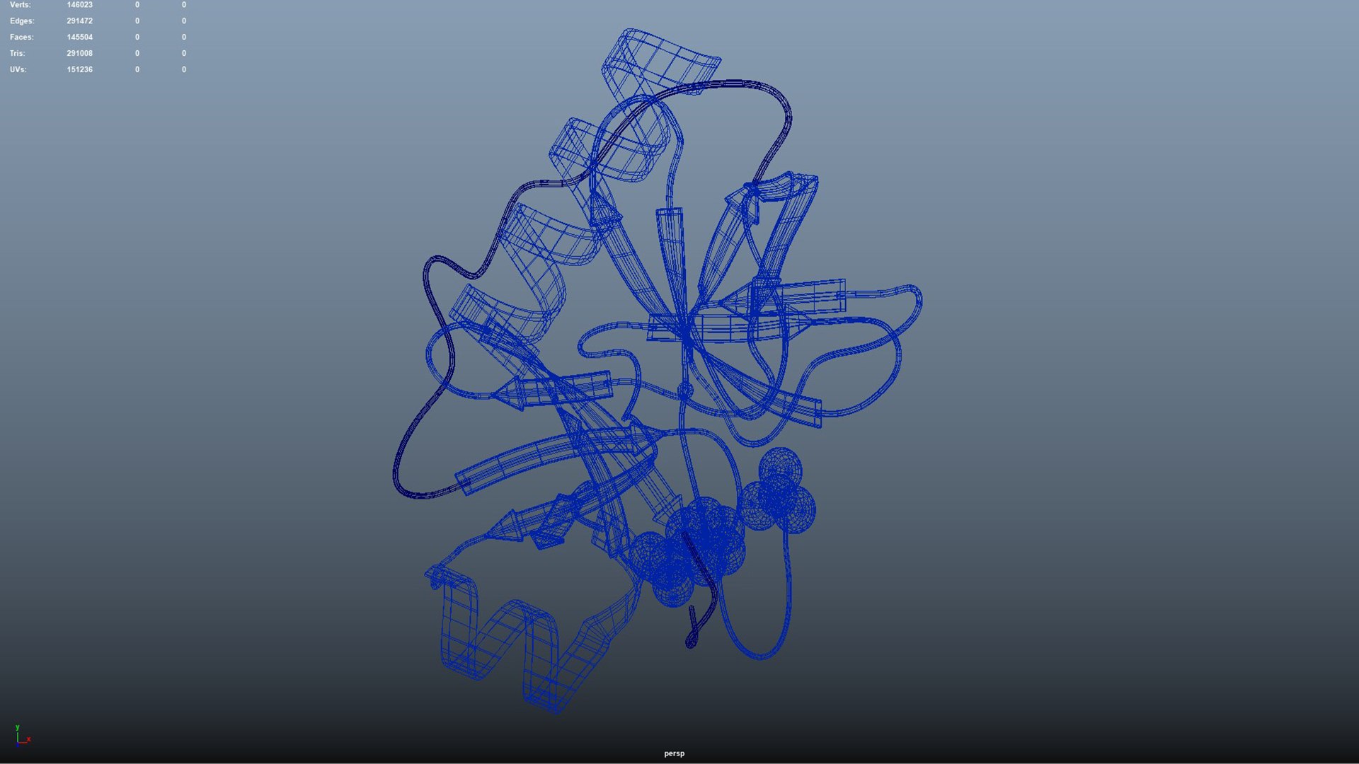 Trypsin Enzyme 3D Model - TurboSquid 2189594
