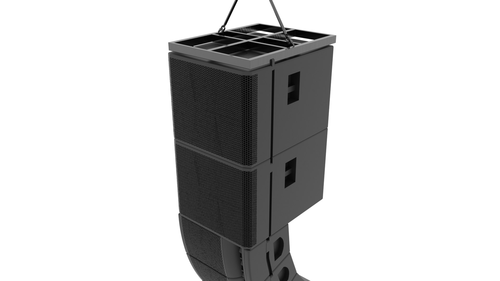 Concert Sound System Line Array JBL VRX 3D model - TurboSquid 2119241