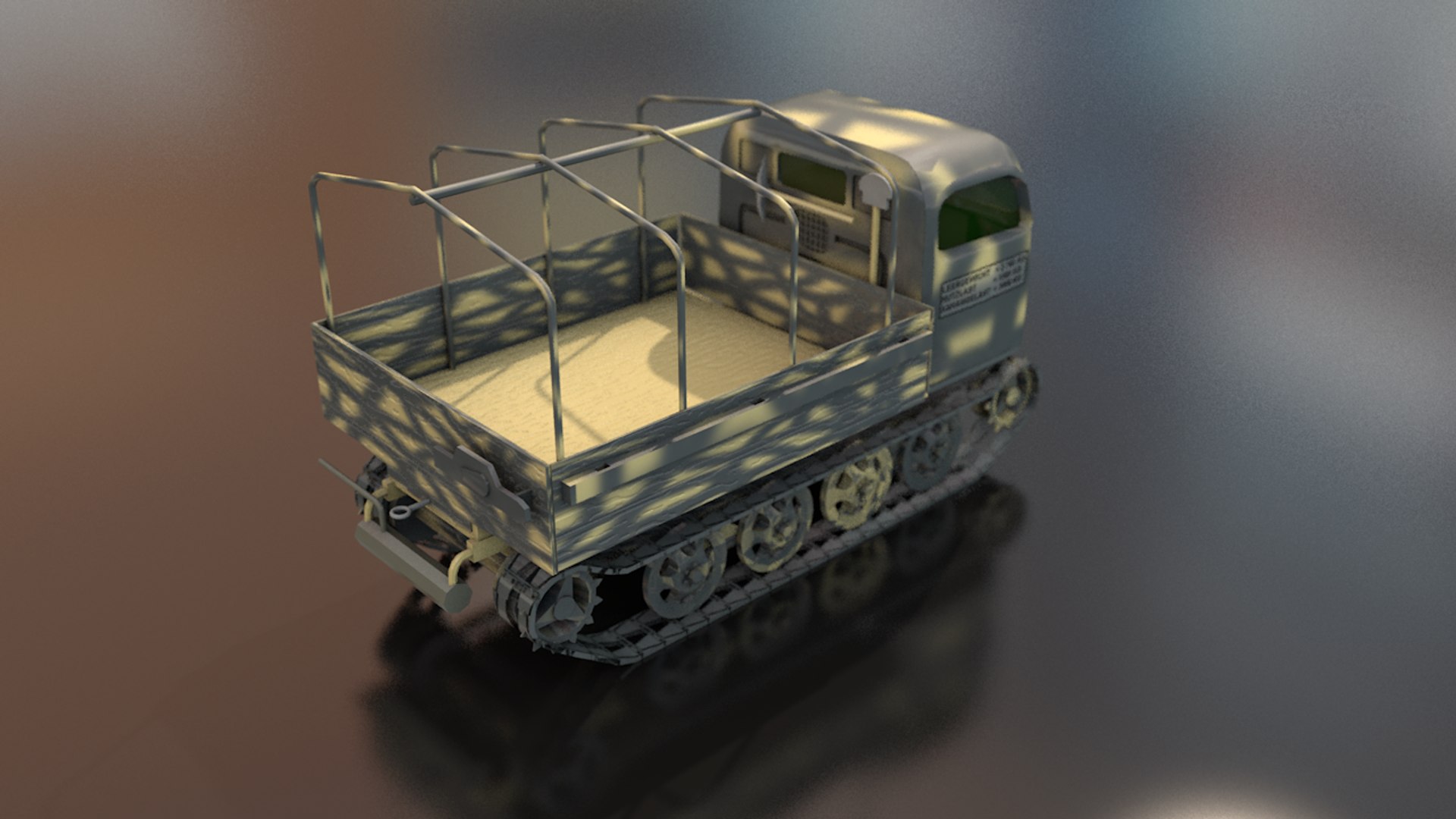 3D steyr military tractor - TurboSquid 1445726