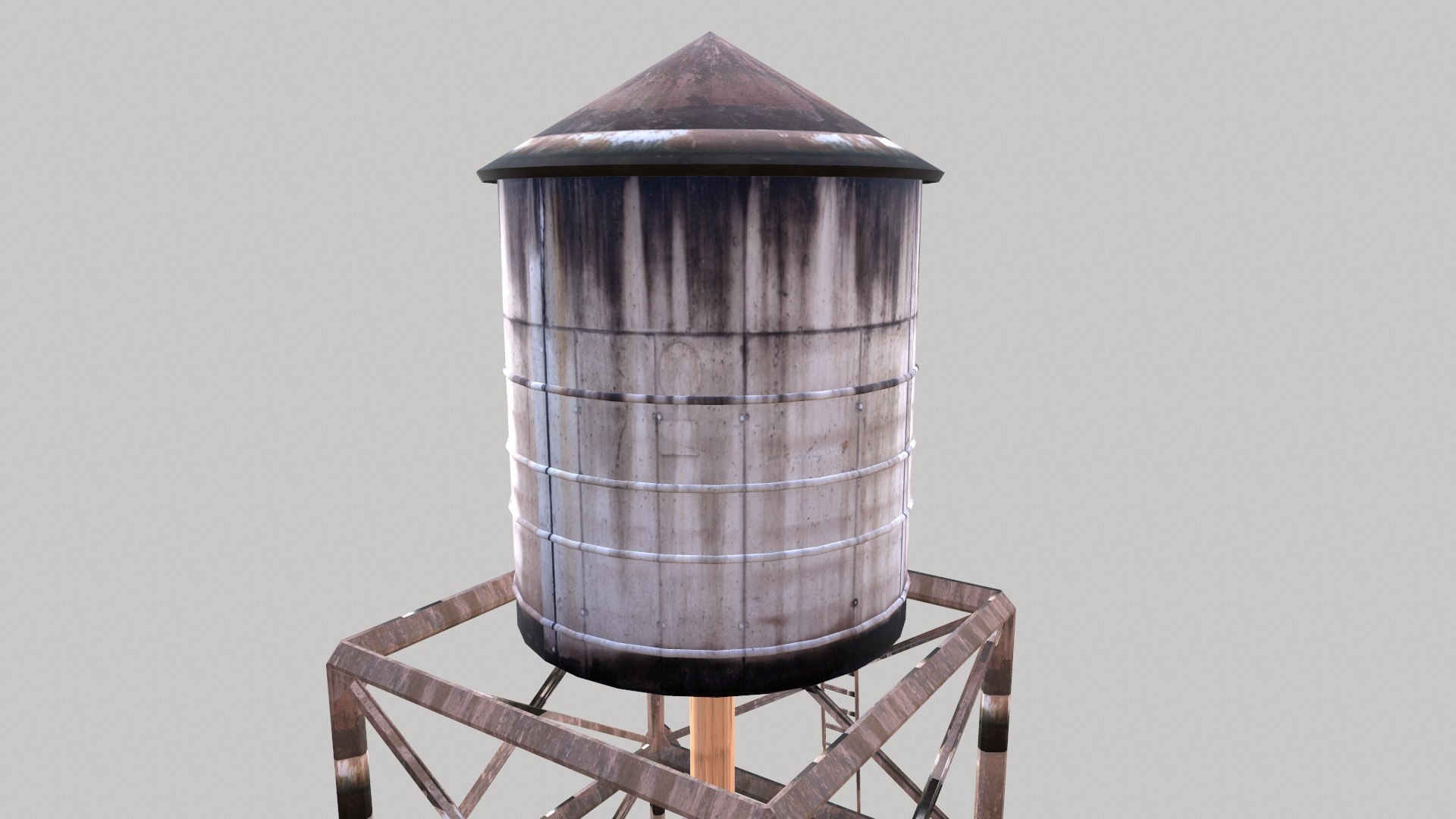 3D Model Water Storage Tank - TurboSquid 2299442