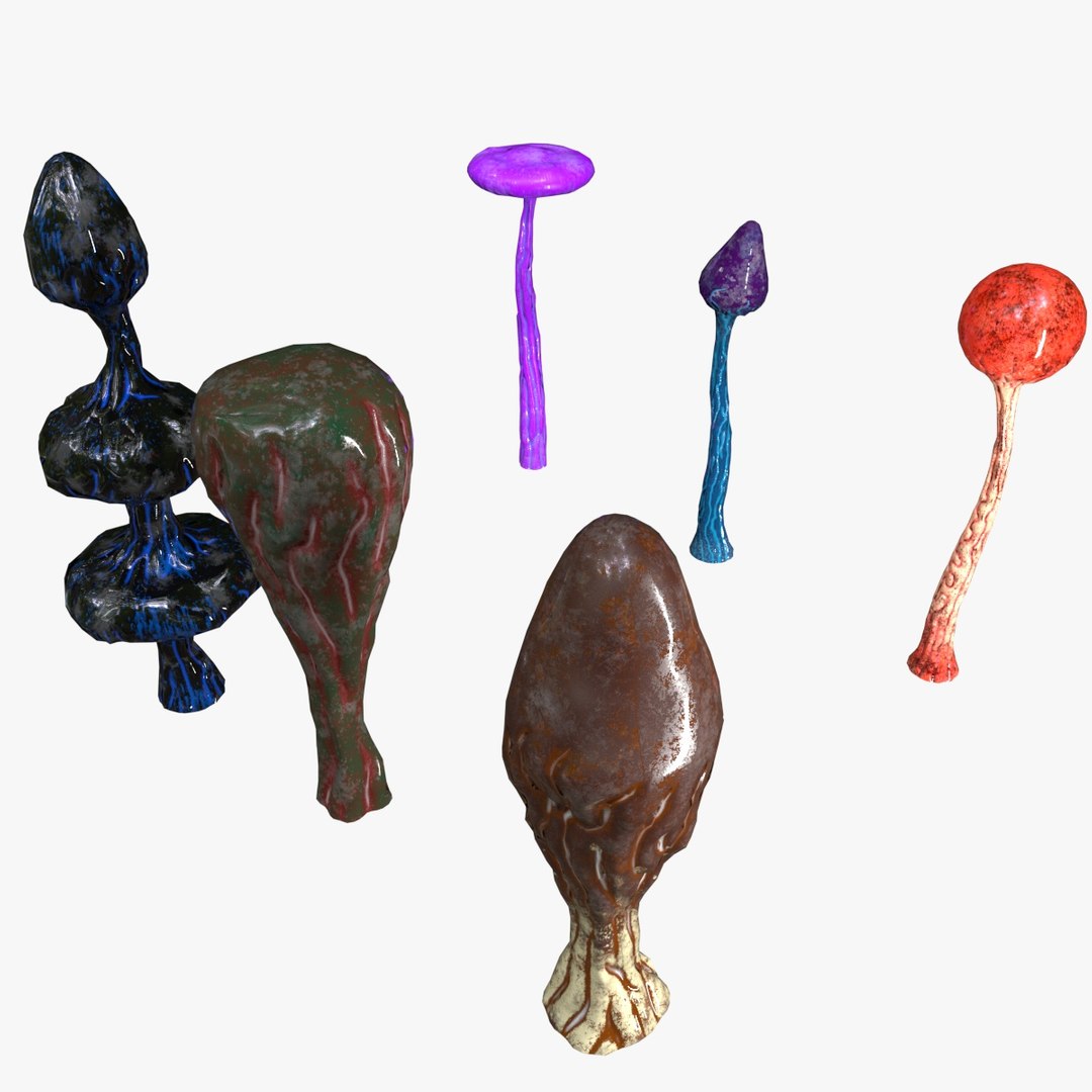 3D Alien Fungus Model - TurboSquid 1816124