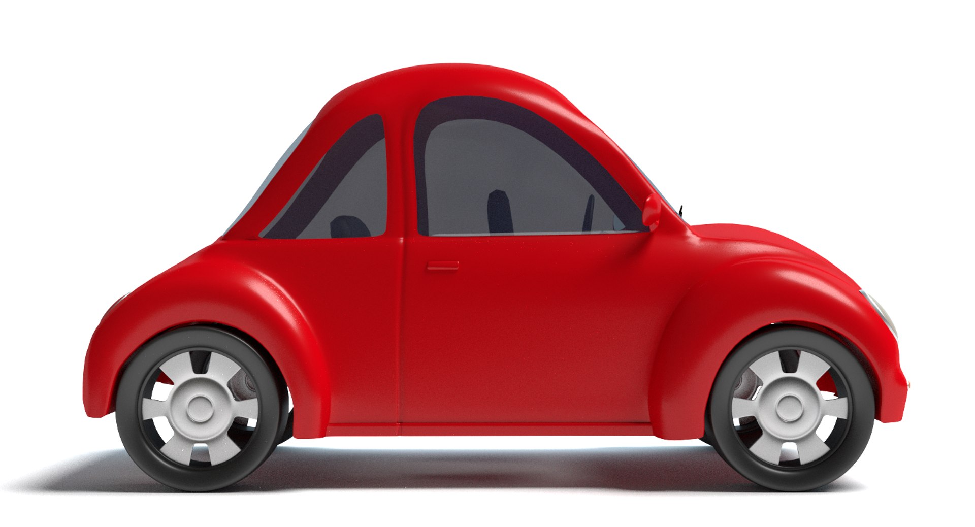 3d model cartoon car
